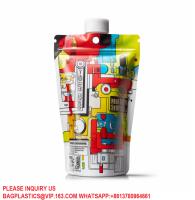 China Custom Aluminum Spout Pouch 50ml 250ml Eco Friendly Mylar Stand Up Pouch Baby Food Packaging for sale