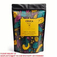 China Biodegradable Matte Stand Up Mylar Bag with Window Zipper for Tea Coffee Packaging 3g 7g for sale