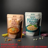 China Customizable Stand Up Zipper Pouches 10-500 Micron Food Grade Resealable Bags for sale