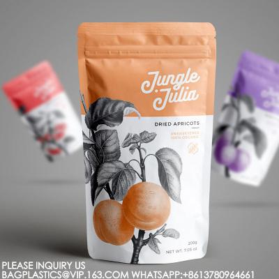 China Custom Resealable Mylar Stand Up Pouches with Clear Window 10-500 Micron Thickness for sale