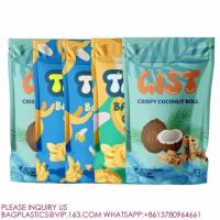 China Custom Printed Mylar Stand Up Pouches with Zipper 100g to 1kg Smell Proof Resealable Food Packaging Bags for sale