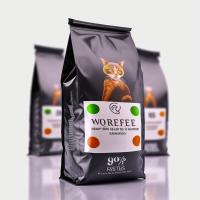 China Custom Flat Bottom Side Gusset Pouch with Zipper 0.16mm for Coffee Tea Pet Food Packaging for sale