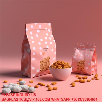 China Compostable Zipper Lock Heat Seal Pouch with Tear Notch 20-300 Micron for Food Storage for sale