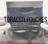 China Custom 30g 50g Leaf Hand Tobacco Pouches Cigar Packaging Bags with Ziplock for sale