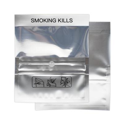 China Custom Printed Resealable Tobacco Pouch Ziplock Bag 30g 50g Humidor Cigar Packaging for sale