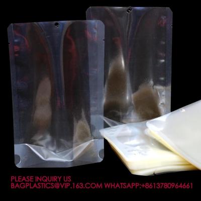 China Custom Bottom Gusset Retort Pouch 10000pcs for Meat Vegetable Soup Canned Fish Packaging for sale