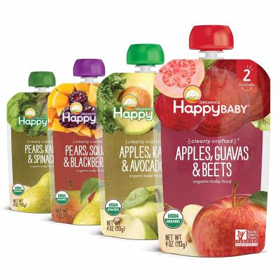 China Custom Stand Up Pouch with Spout 500ml BPA Free PLA Sauce Beverage Packaging for sale