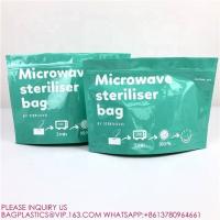China Custom Stand Up Zipper Retort Pouch Microwave Bag for Liquid Organic Soup 130x207mm for sale