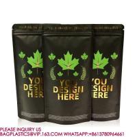 China Custom Printed Aluminum Foil Stand Up Pouch with Ziplock Resealable 10 Mil Thickness for sale