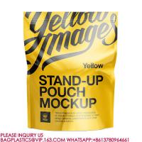 China Custom Printed Food Grade Resealable Stand Up Pouch 100 Micron for Soup Liquid Packaging for sale