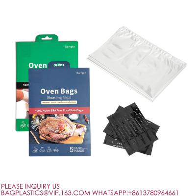 China OEM Heat Resistant Turkey Oven Bag 12x15 Inch BPA Free Roasting Cooking Liner for Seafood Chicken for sale