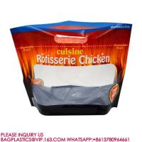 China Custom Microwave Hot Chicken Stand Up Pouch Anti-Fog Roast Chicken Bag 10000 Pcs MOQ for sale