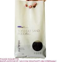 China Custom Cat Litter Packaging Bag 1kg to 20kg Plastic Paper Pet Food Bag with Zipper Lock for sale