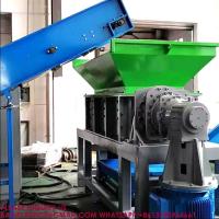 China Industrial Double Shaft Shredder GL Series 22kW for Plastic Paper Rubber Waste Recycling for sale