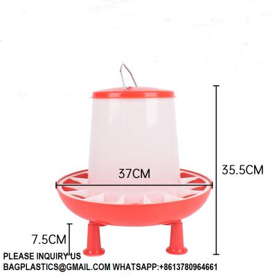 China Plastic Automatic Handle Poultry Feeder 1.5kg 3kg 6kg 9kg for Chicken Farm Feeding System for sale