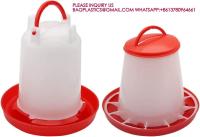 China Hanging Poultry Waterer 1.5L Plastic Chick Drinker for Duck Quail Outdoor Farm Use for sale