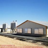 China Custom Steel Structure Poultry House Broiler Chicken Shed 200x100x6x8 H-Beam for sale