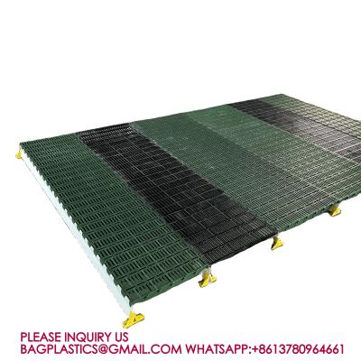 China Virgin PP Plastic Slat Flooring 600x600mm for Pig Farm Farrowing Sow Floor 450kg Bearing for sale