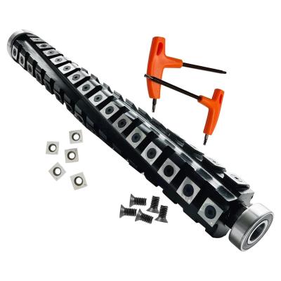 China 12-1/2 Inch Spiral Helical Cutterhead for DeWalt DW733 DW734 Planer 6T Alloy Tipped Knives for sale