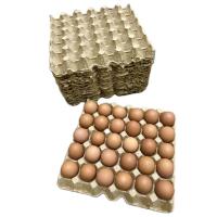 China 30 Cell Pulp Fiber Egg Flats Bulk 120 Pack Reusable Stackable Cardboard Egg Crates for Home Storage and Insect Colony for sale