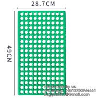 China Plastic Rabbit Cage Mat Floor 30x50cm Anti-Slip Resting Pad for Small Animal Feet Protection for sale