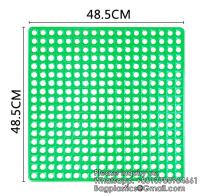 China Plastic Rabbit Cage Mat Floor 30x50cm Anti-Slip Resting Pad for Small Animal Feet Protection for sale