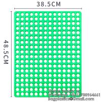 China Plastic Rabbit Cage Mat Floor 30x50cm Anti-Slip Resting Pad for Small Animal Feet Protection for sale