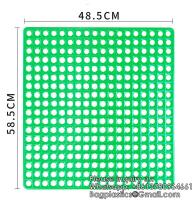 China Plastic Rabbit Cage Mat Floor 30x50cm Anti-Slip Resting Pad for Small Animal Feet Protection for sale