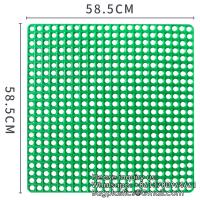 China Plastic Rabbit Cage Mat Floor 30x50cm Anti-Slip Resting Pad for Small Animal Feet Protection for sale