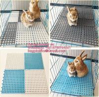 China Plastic Rabbit Slat Floor 30x50cm Anti-Bite Cage Mat for Easy Clean Manure Management for sale