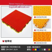 China Interlocking PP Sport Flooring Tiles 25x25x2cm Non-Slip High Load Capacity 1600kg for sale
