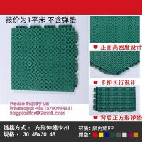 China Interlocking PP Sport Flooring Tiles 25x25x2cm Non-Slip High Load Capacity 1600kg for sale