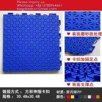 China Interlocking PP Sport Flooring Tiles 25x25x2cm Non-Slip High Load Capacity 1600kg for sale
