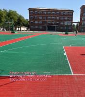 China Interlocking PP Sport Flooring Tiles 25x25x2cm Non-Slip High Load Capacity 1600kg for sale