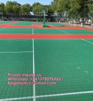 China Interlocking PP Sport Flooring Tiles 25x25x2cm Non-Slip High Load Capacity 1600kg for sale