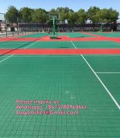 China Interlocking PP Sport Flooring Tiles 25x25x2cm Non-Slip High Load Capacity 1600kg for sale