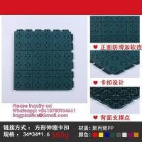 China Interlocking PP Sports Flooring Tiles 25x25cm Non-Slip for Court Garage for sale