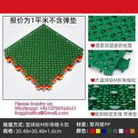 China Interlocking PP Sports Flooring Tiles 25x25cm Non-Slip for Court Garage for sale