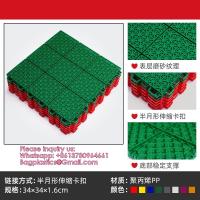 China Interlocking PP Sports Flooring Tiles 25x25cm Non-Slip for Court Garage for sale