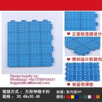 China Interlocking PP Sports Flooring Tiles 25x25cm Non-Slip for Court Garage for sale