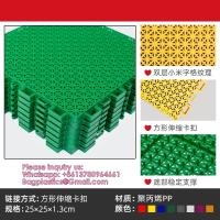 China Interlocking PP Sports Flooring Tiles 25x25cm Non-Slip for Court Garage for sale