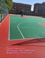 China Interlocking PP Sports Flooring Tiles 25x25cm Non-Slip for Court Garage for sale