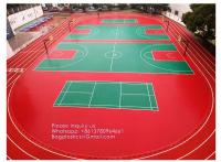 China Interlocking PP Sports Flooring Tiles 25x25cm Non-Slip Waterproof for Garage Court for sale