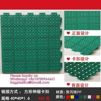 China Interlocking PP Sports Flooring Tiles 25x25cm Non-Slip Waterproof for Garage Court for sale