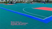 China Interlocking PP Sports Flooring Tiles 25x25cm Non-Slip Multi-Sport Court Floor for sale
