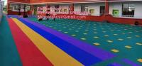 China Interlocking PP Sports Flooring Tiles 25x25cm Non-Slip Multi-Sport Court Floor for sale