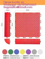 China Interlocking PP Sports Flooring Tiles 25x25cm Non-Slip Multi-Sport Court Floor for sale