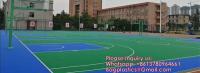 China Interlocking PP Sports Flooring Tiles 25x25cm Non-Slip Multi-Sport Court Floor for sale