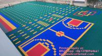China Interlocking PP Sports Flooring Tiles 25x25cm Non-Slip Multi-Sport Court Floor for sale