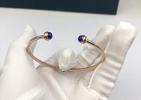 China Women'S 18k Gold Bangle Bracelet Round Shape Chopard Happy Without Diamond for sale